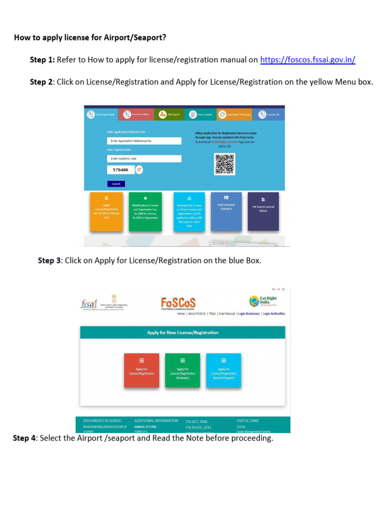 Apply for Airport/Seaport License Guide | PDF