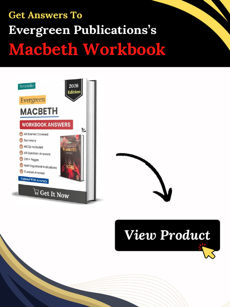 Macbeth Workbook Answers Guide | PDF