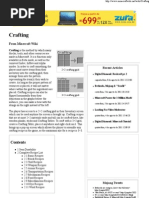 Minecraft Crafting Complete Recipe List | PDF | Armour | Building Materials