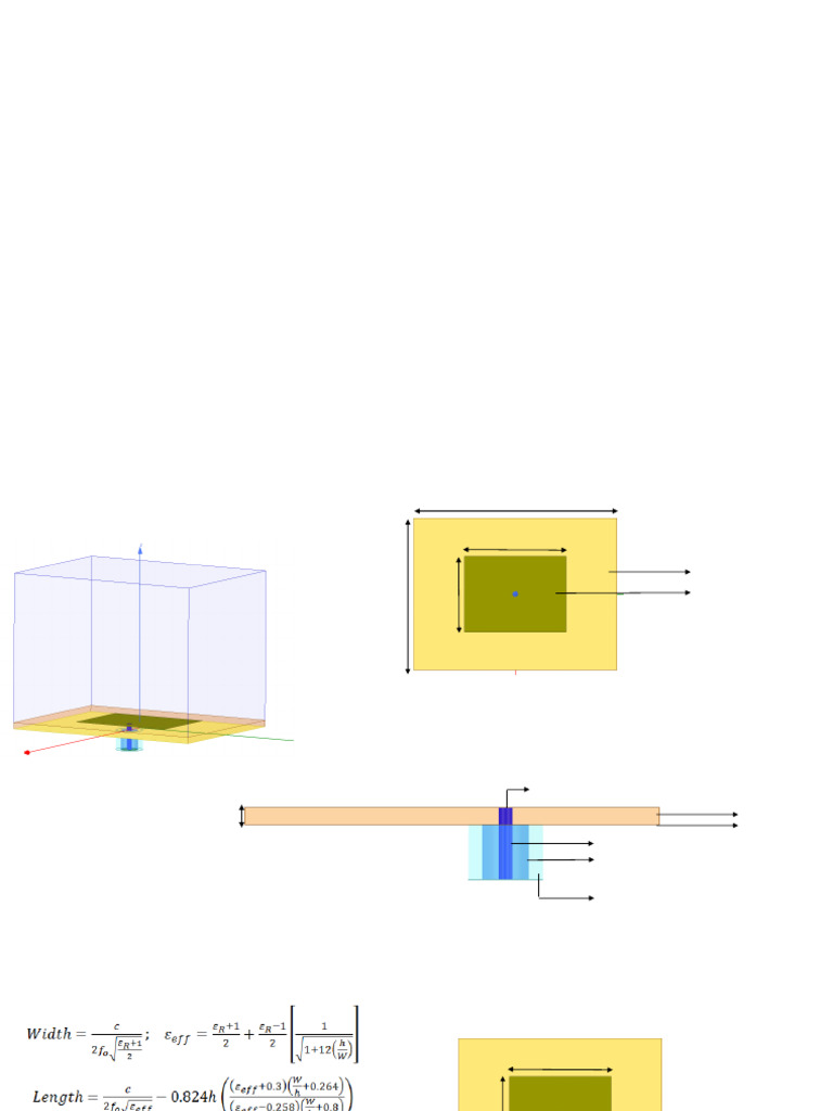 Coaxial Probe Feed for Patch Antenna | PDF | Antenna (Radio ...