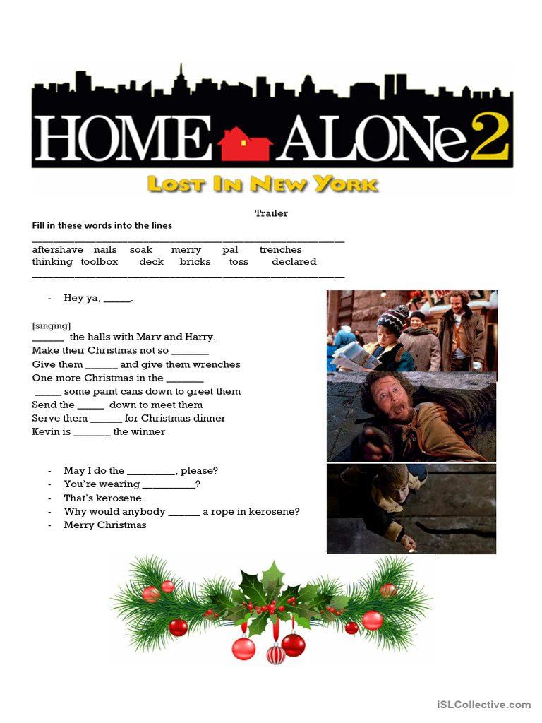 Home Alone 2 Official Trailer | PDF