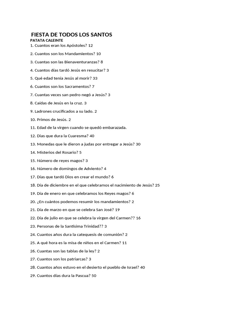 Patata Caliente | PDF