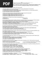 General Physics 1 Midterm Exam | PDF | Collision | Acceleration