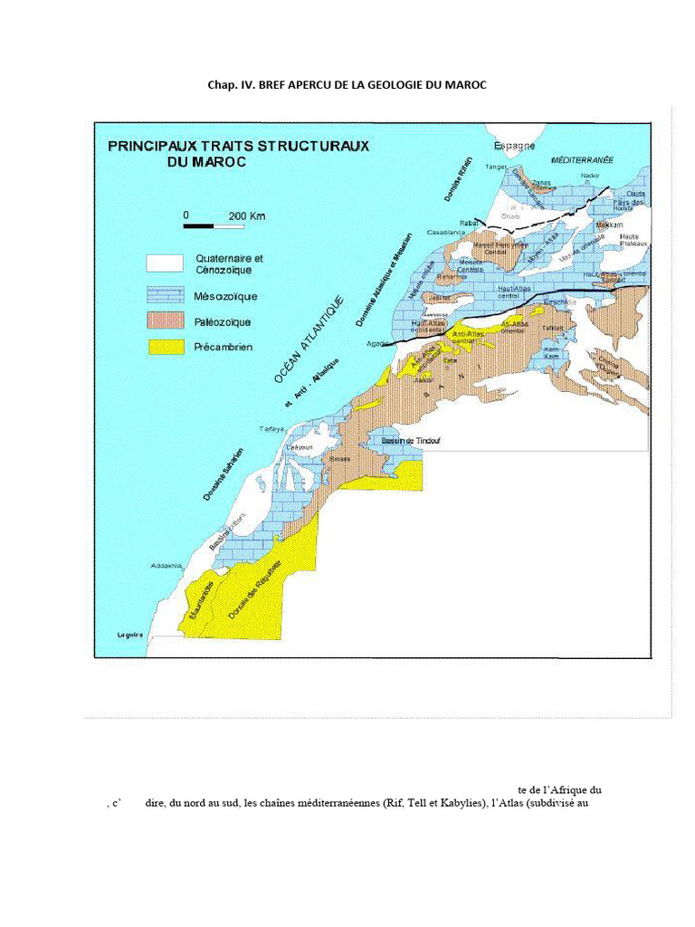Faille sud-atlasique et géologie marocaine | PDF | Sciences de la terre ...