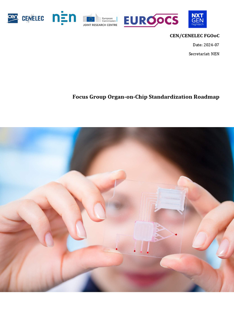 Focus Group Organ-on-Chip Standardization Roadmap | PDF ...