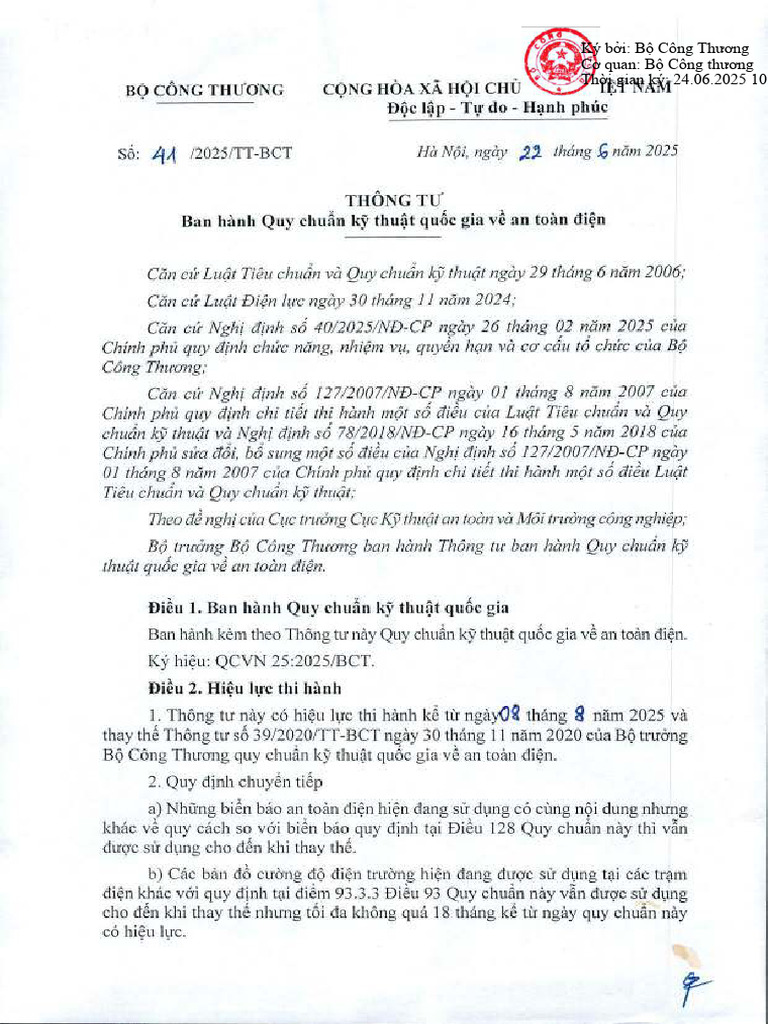 TT 41 - 2025 - TT - BCT | PDF