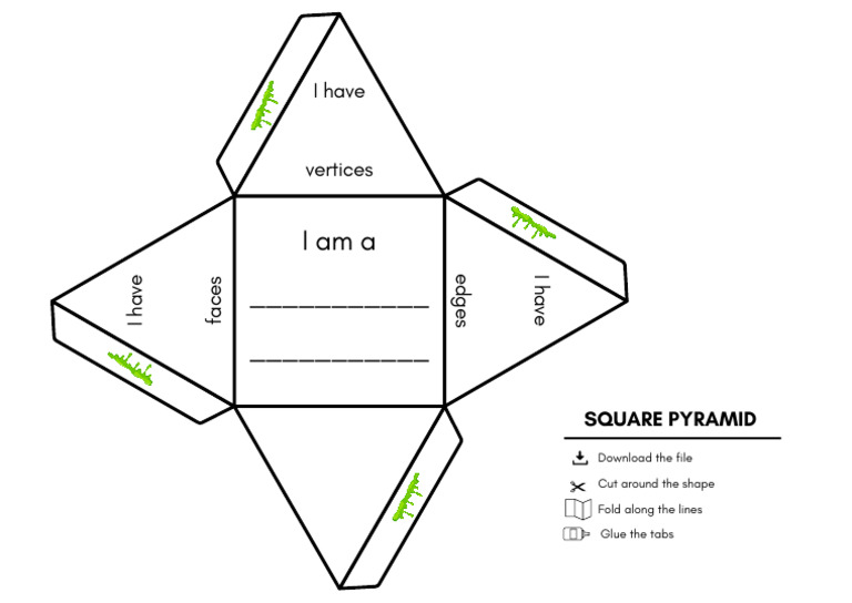 Square Pyramid Template and Guide | PDF