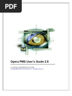 01 - Introduction - Opera PMS User Guide Version 4 | PDF | Educational ...