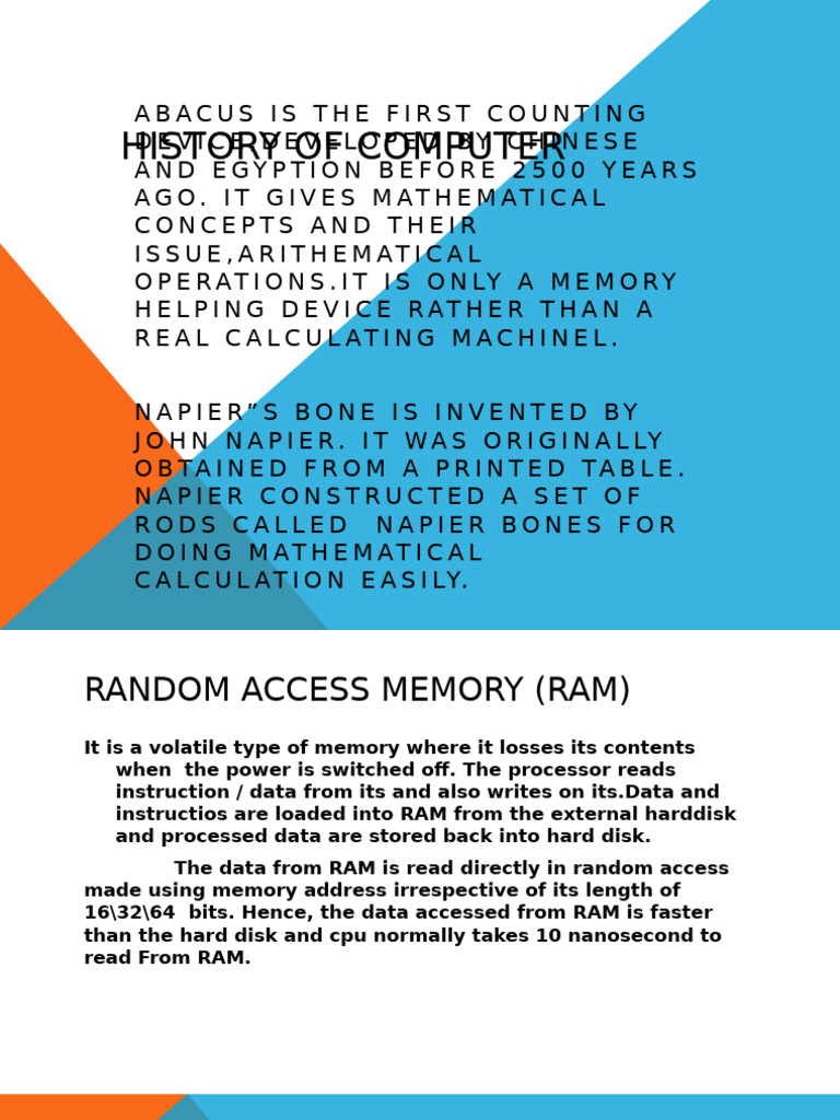 Evolution of Early Computing Devices | PDF