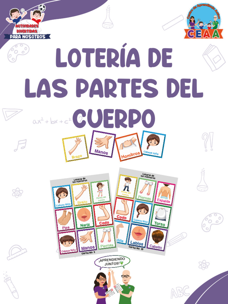 8d85f040 Loteria de Las Partes Del Cuerpo | PDF
