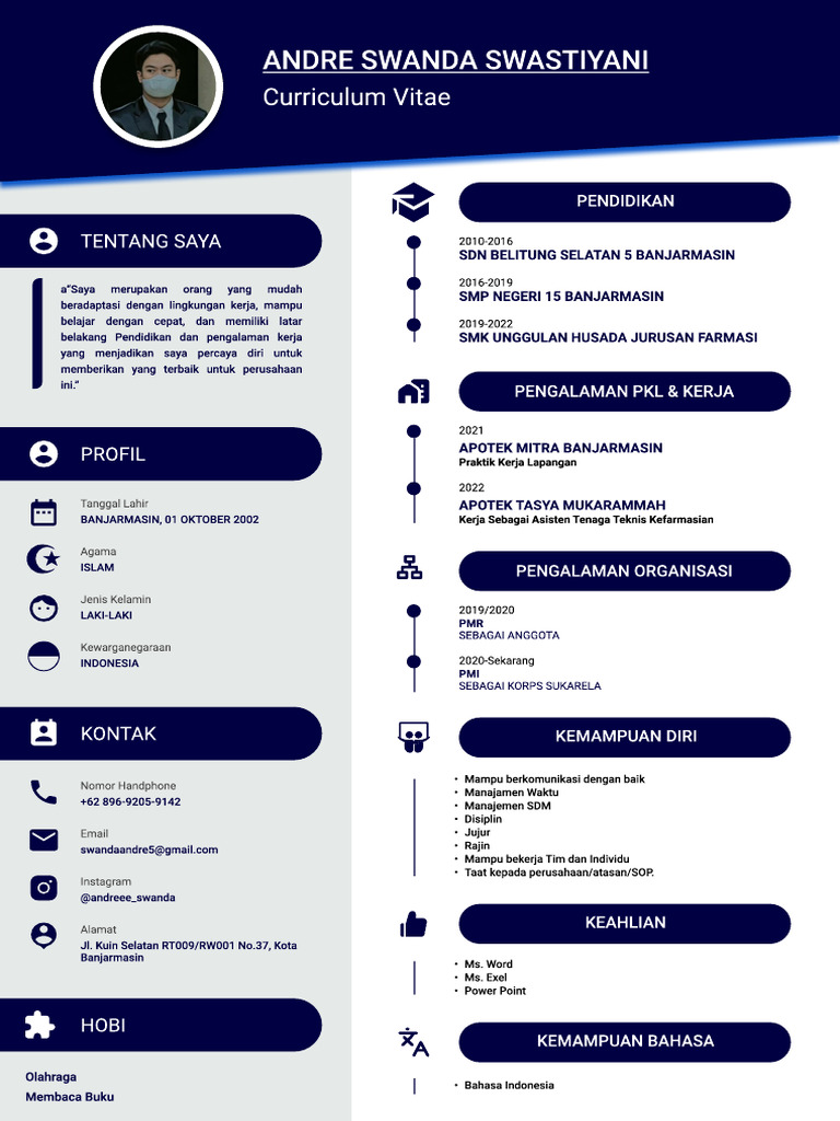 Cv File PDF - Andre Swanda Swastiyani | PDF