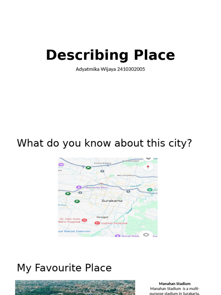 Describing Place | PDF