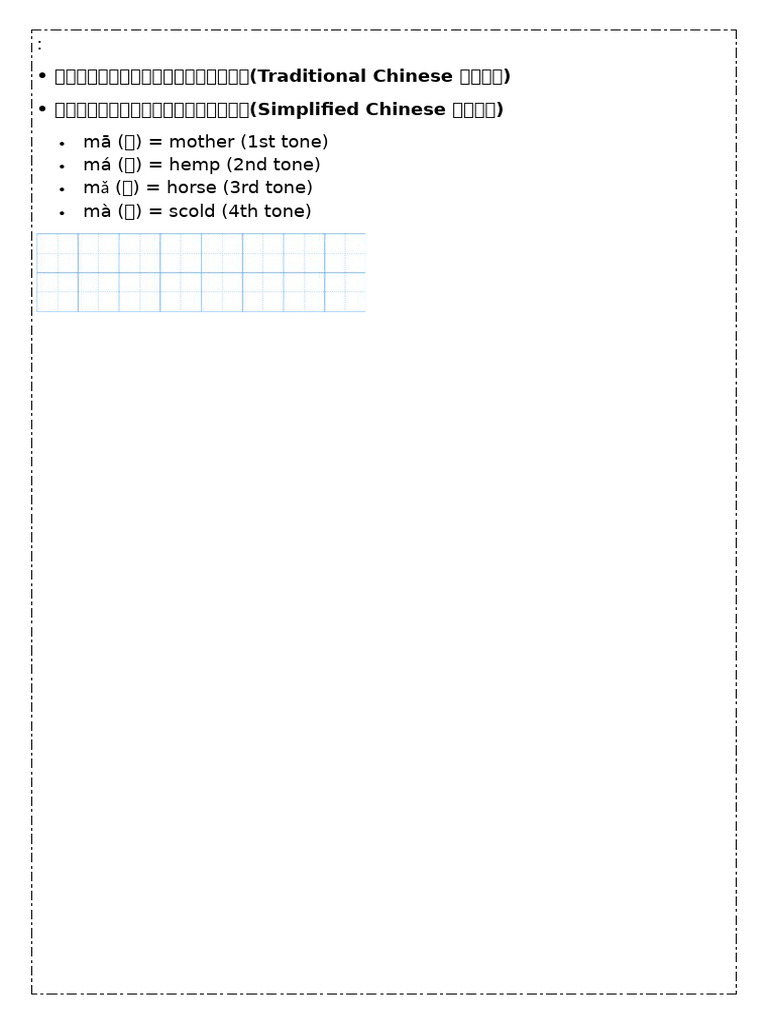 Chinese Revision Week | PDF