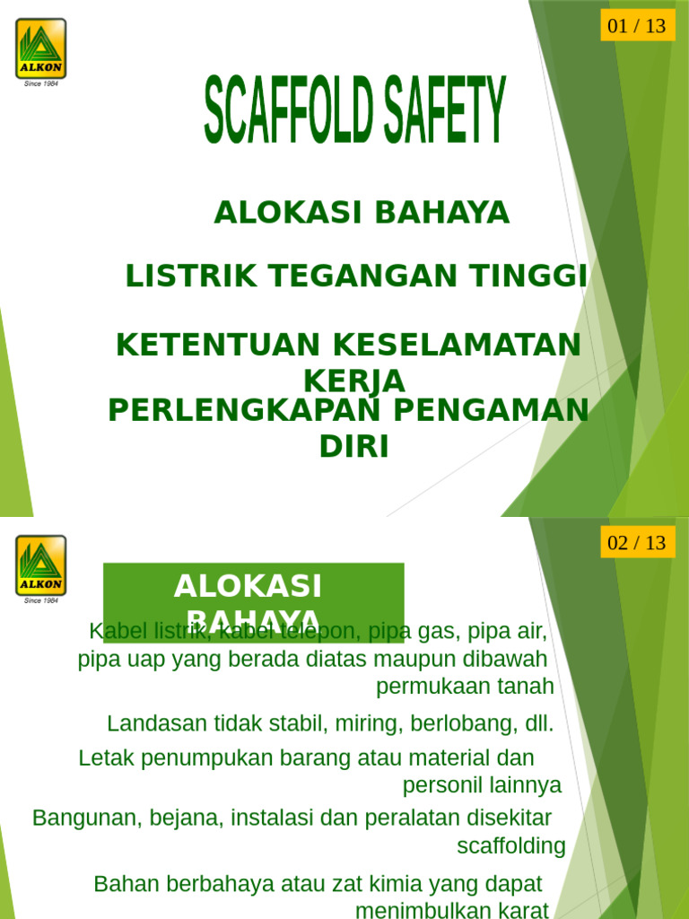 Scaffolding Safety | PDF