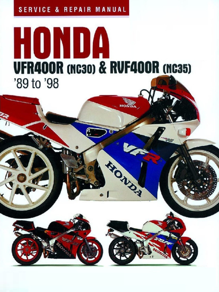 Manuales de Taller para RVF Honda 400 | PDF