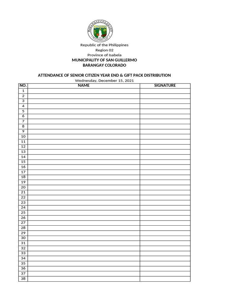 Attendance | PDF