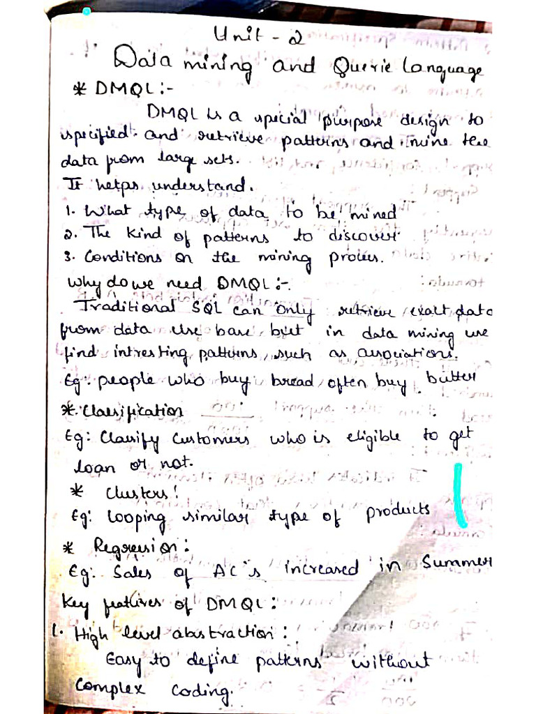 Data Mining Unit 2 | PDF