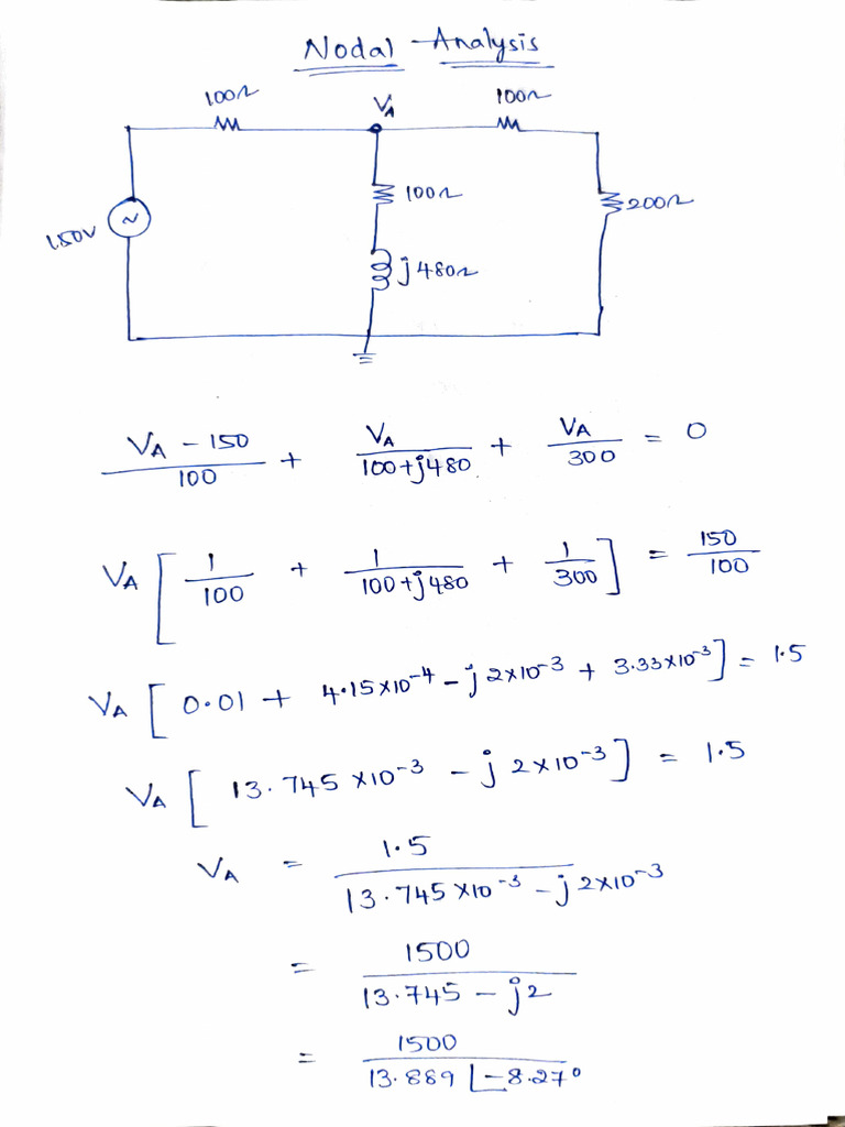 Nodal Analysis | PDF