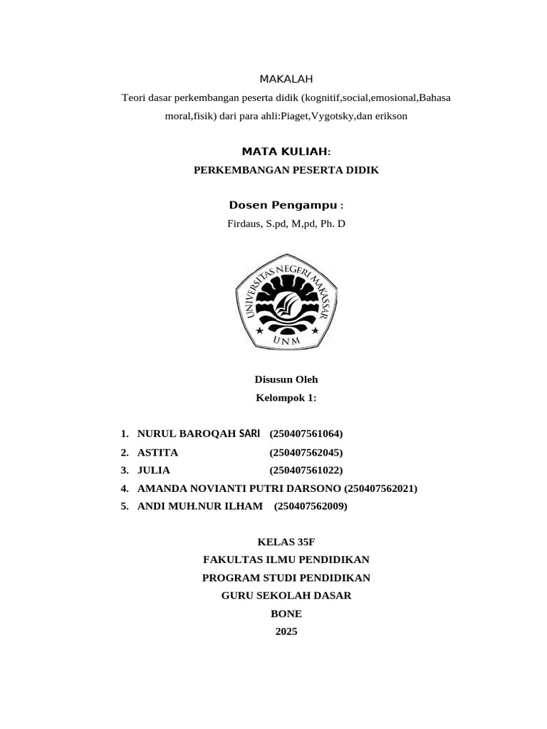 Makalah Klompok 1-1 | PDF