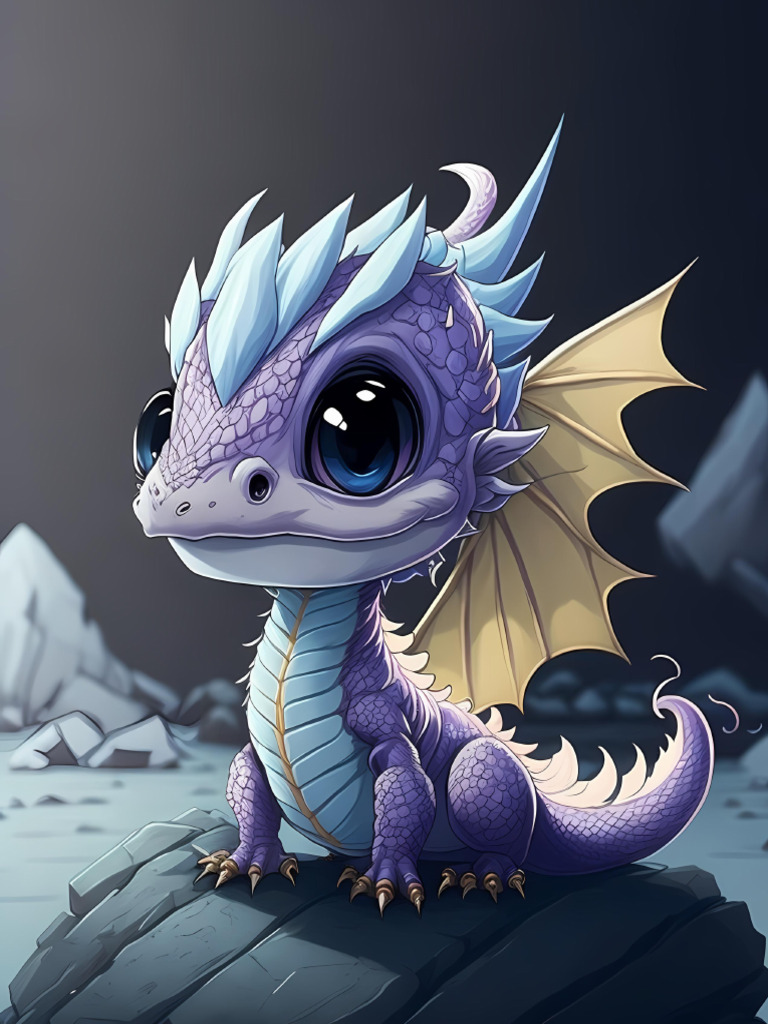 Ice Dragon Coloring Book - US-Letter - Light | PDF