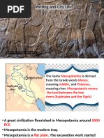 Writing and City Life Class11 Notes | PDF