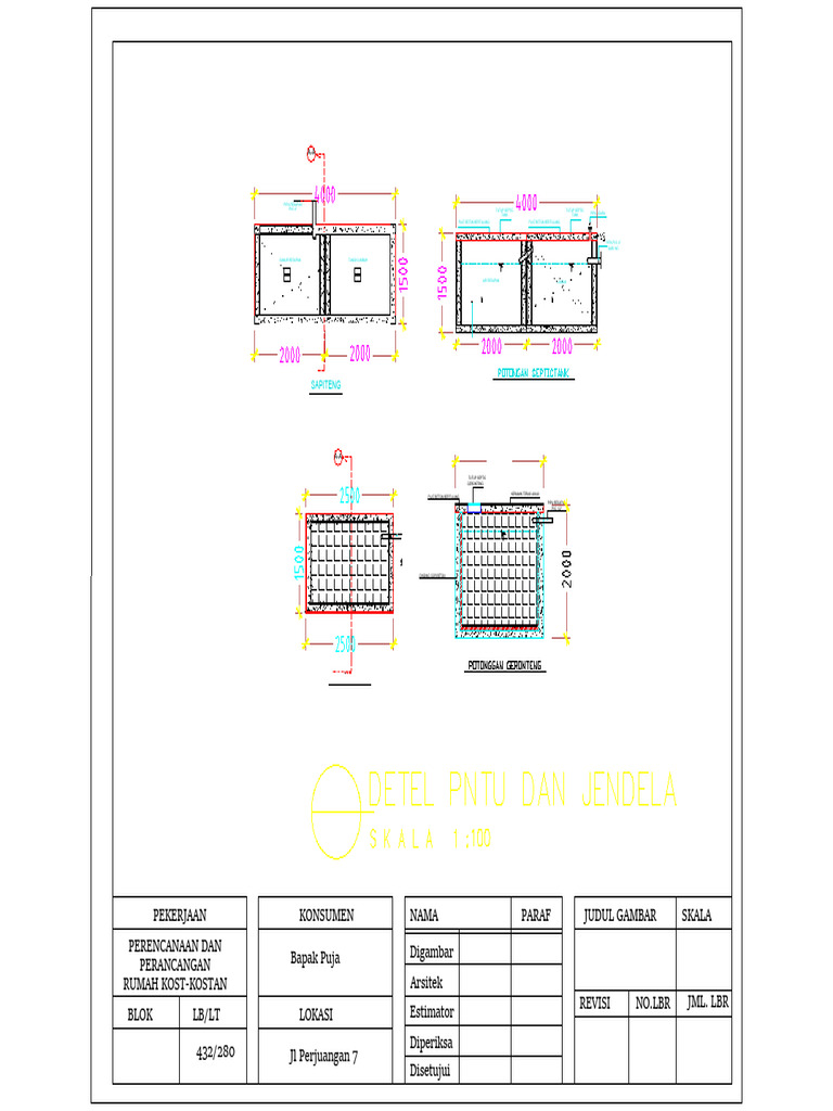 Sistem Septic dan Pipa Resapan | PDF