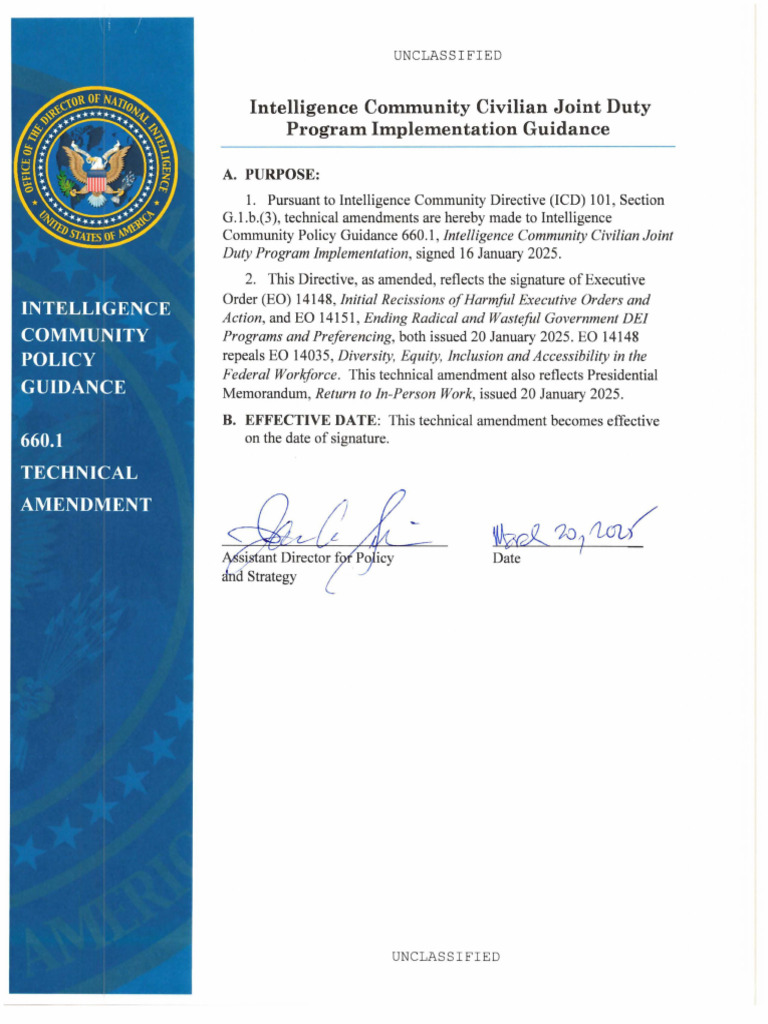 IC Civilian Joint Duty Program Guidance | PDF | United States ...