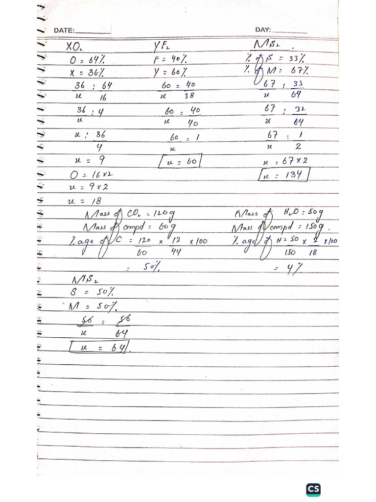 Chemistry MDCAT Notes .. Written by DR Abdullah Korar - 11 | PDF