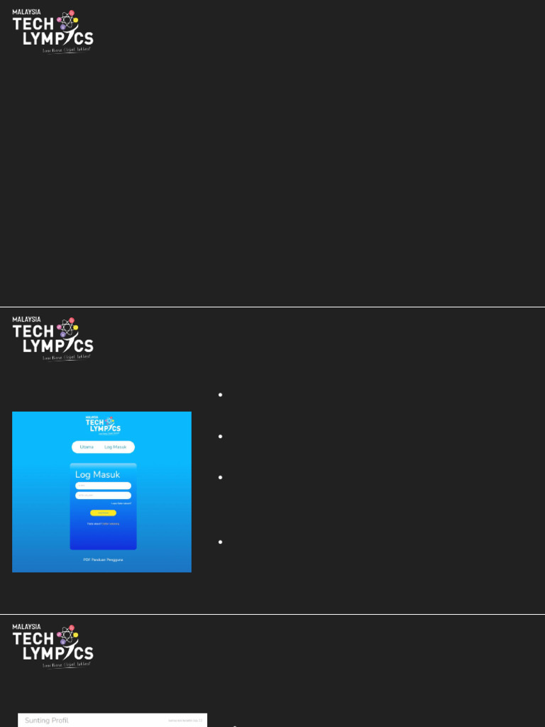 Techlympics 2024 Cara Pendaftaran v2 | PDF