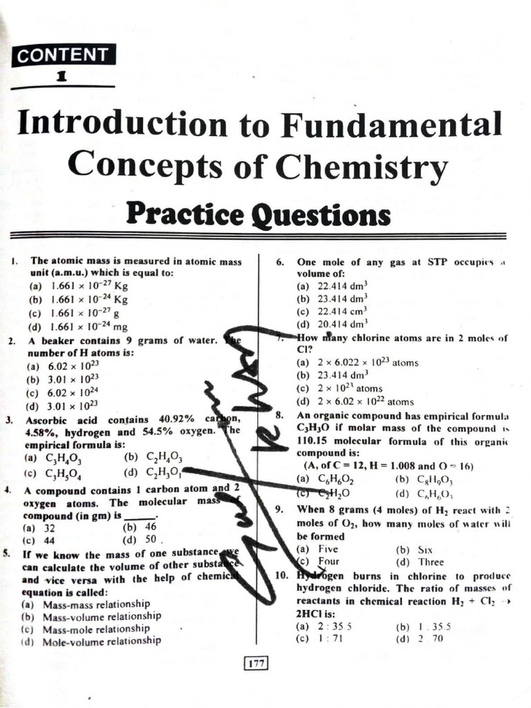 Past Paper Basic Concept | PDF