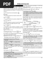 Percentage Notes | PDF | Percentage | Discounting