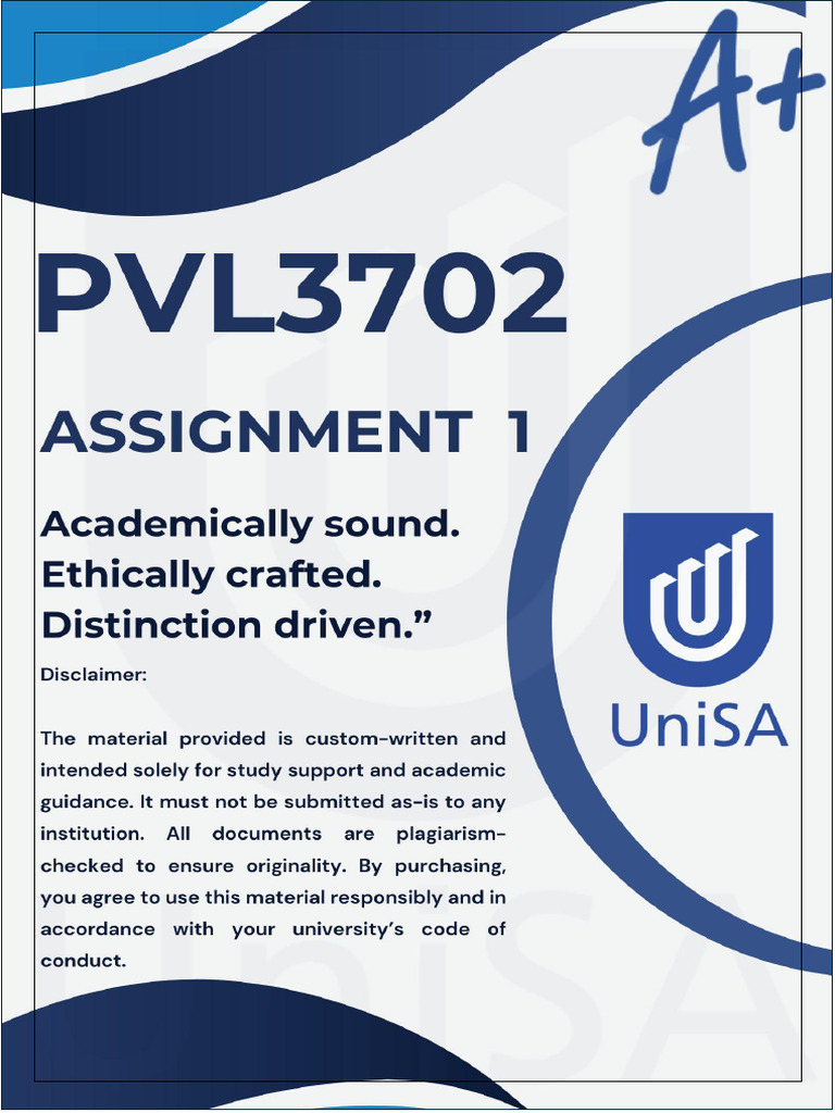 Pvl3702 Assignment 1 Semester 2 2025 | PDF | Offer And Acceptance | Business Law