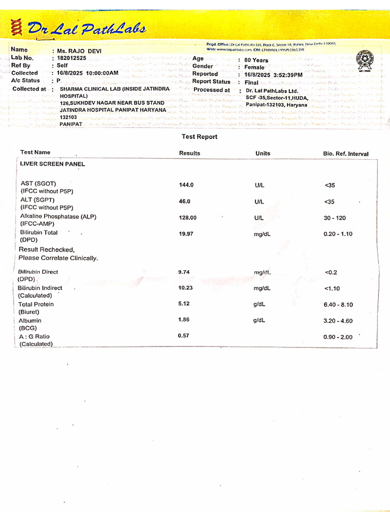Dr. Lal Pathlabs | PDF