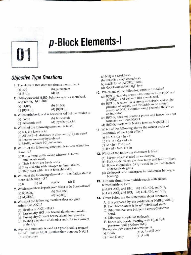 P Block | PDF