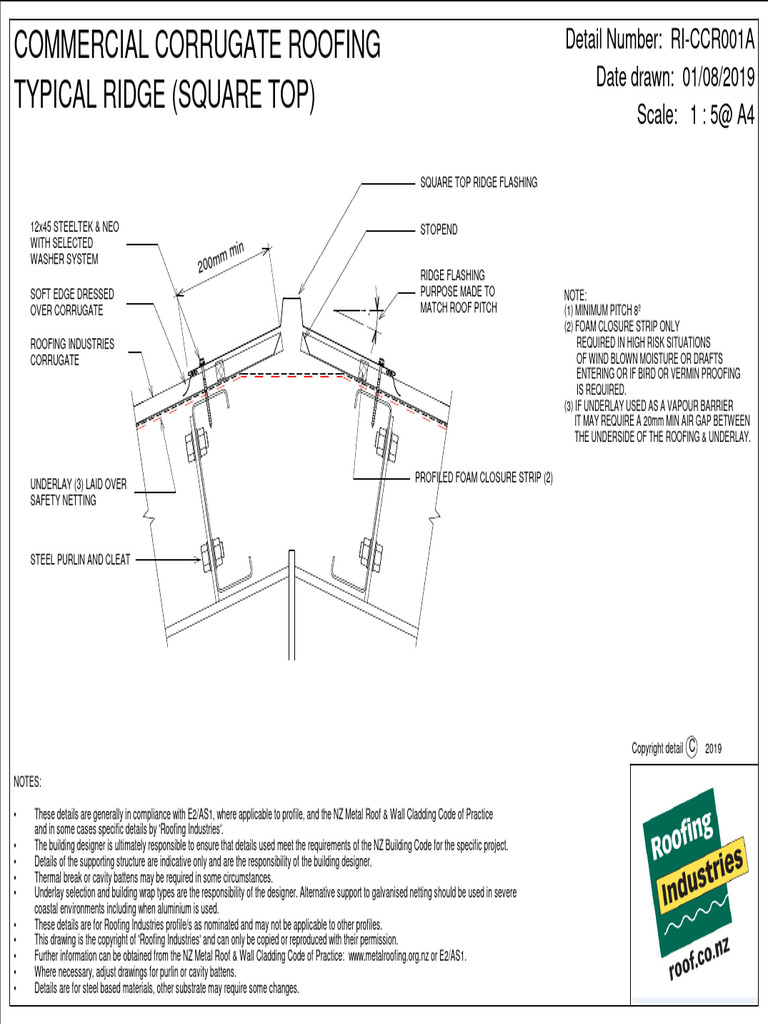Ridge Flashing Installation Guide | PDF | Building Technology ...