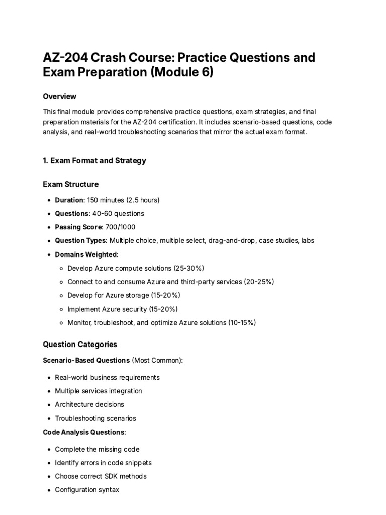 Az204 Module6 Practice | PDF | Microsoft Azure | Computing