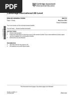 AS Level Business 9609 Revision Notes | PDF