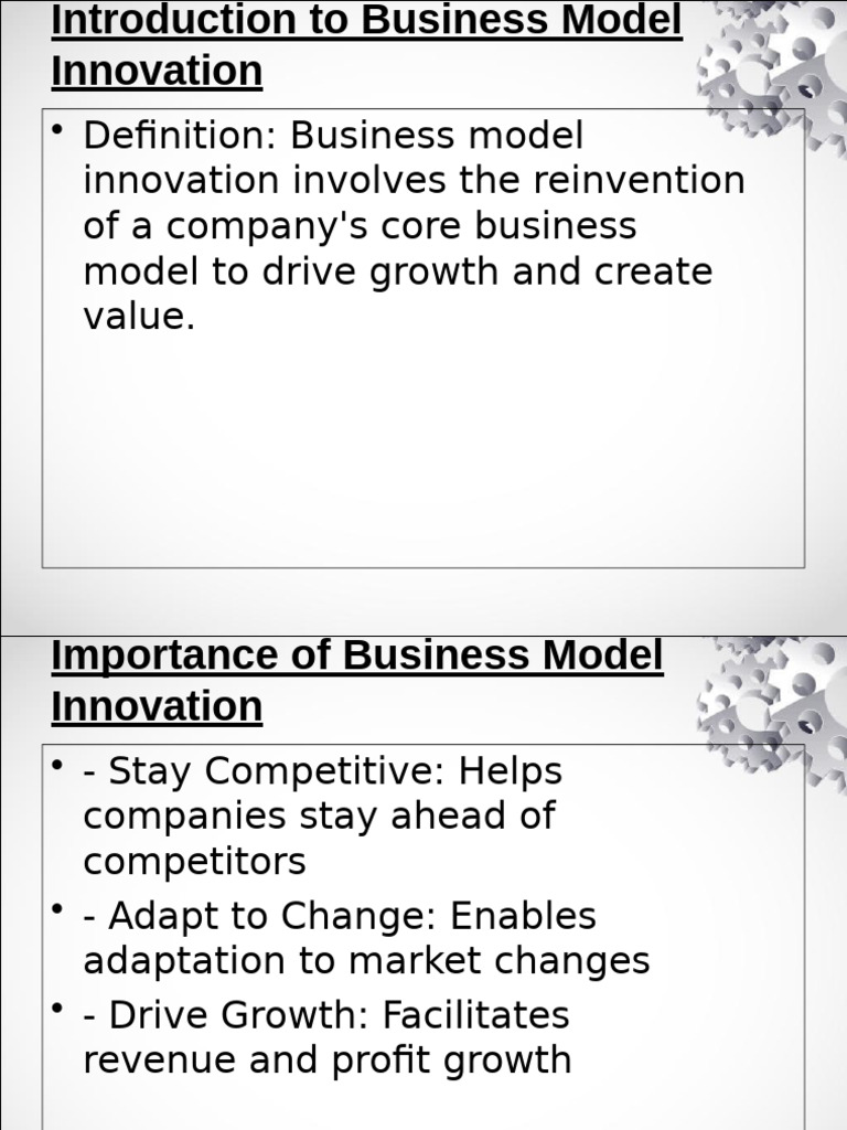 Business Model Innovation Essentials | PDF