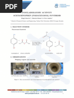 Acetaminophen Synthesis Process Explained | PDF | Acetic Acid | Organic ...