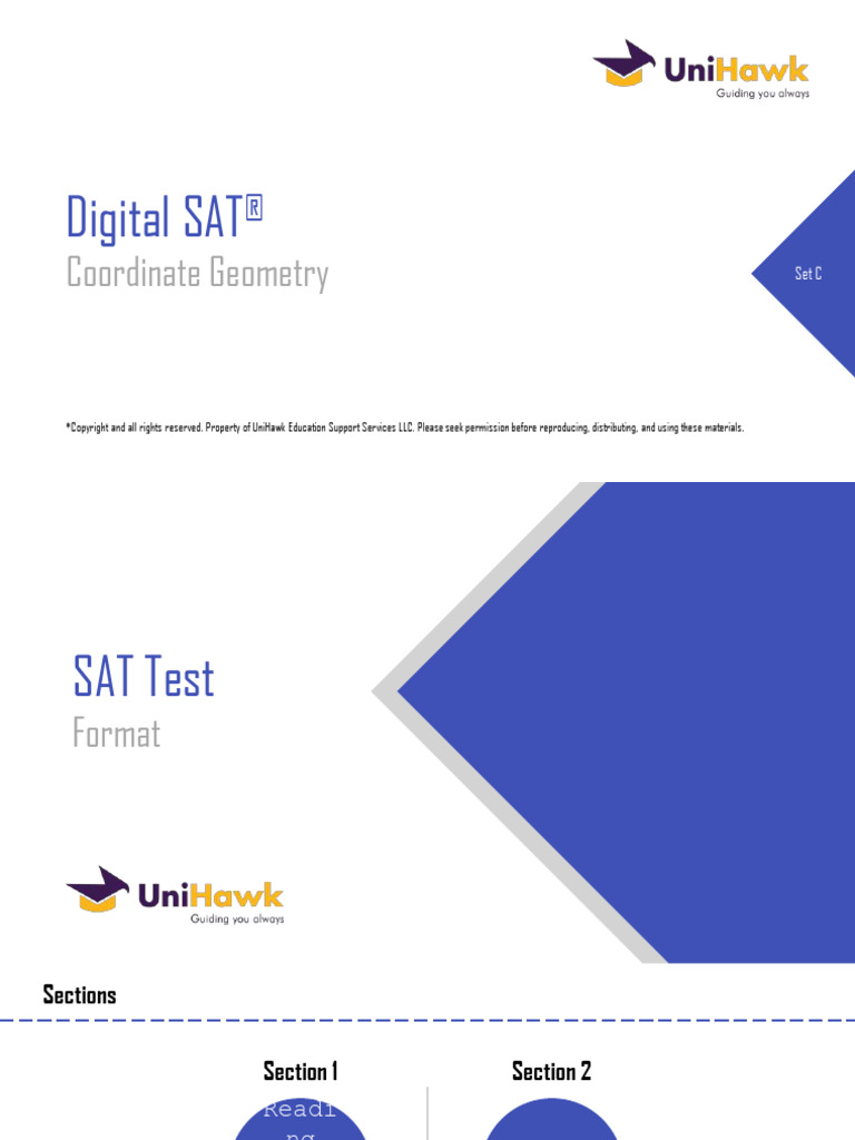 SAT - Coordinate Geometry C | PDF | Line (Geometry) | Circle