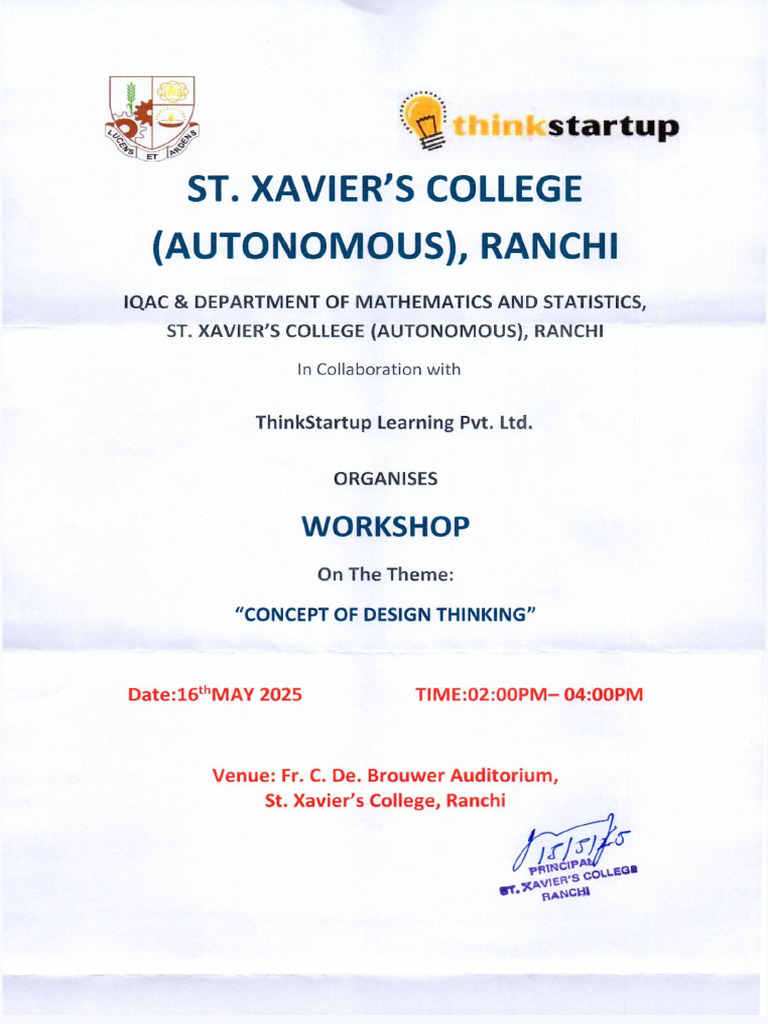 Workshop Math Stats May 2025 | PDF