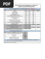 NIET Fee Structure 2024-2025 | PDF | Services (Economics) | Payments