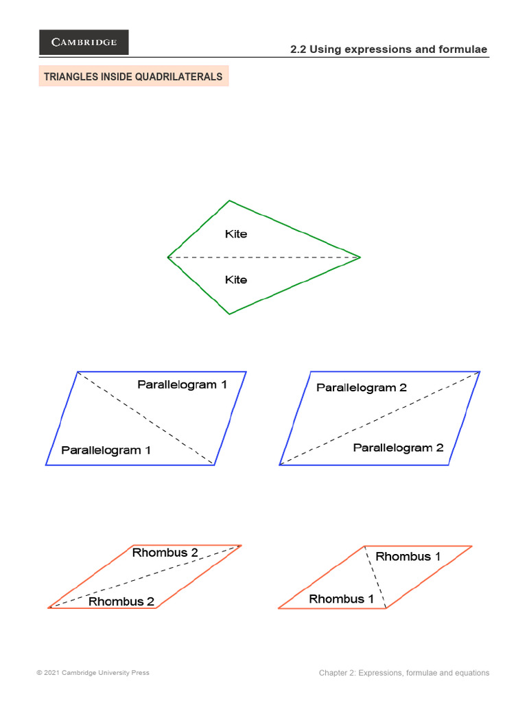 Triangles Inside Quadrilaterals | PDF | Triangle | Geometry