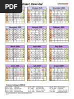 University Key Dates 2024-26 | PDF | Academic Term | Higher Education