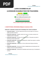 PROFED LET Reviewer Drill 2026 | PDF | Curriculum | Teachers