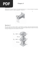 HW 3 Solution | PDF | Torque | Stress (Mechanics)