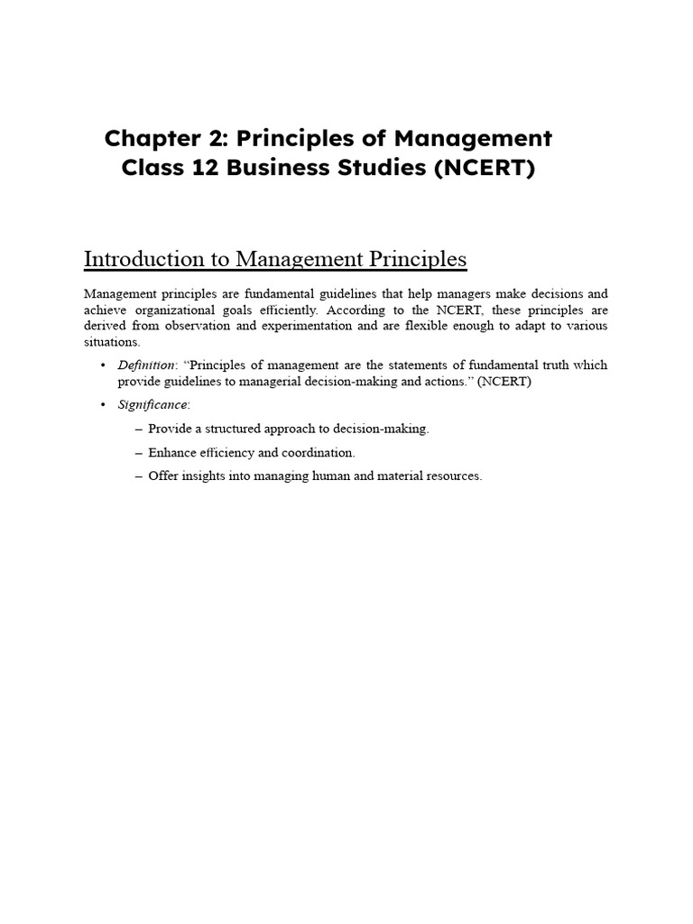 Principles of Management (Grok) | PDF | Social Psychology | Business Economics