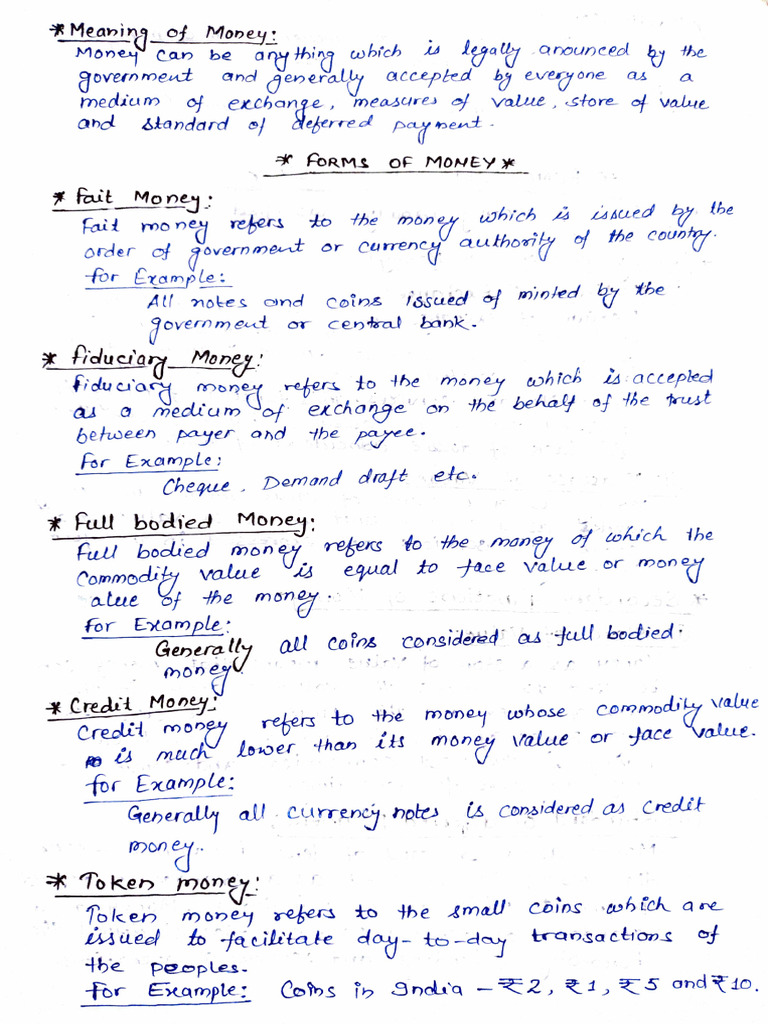 Understanding Types and Functions of Money | PDF | Money | Banking