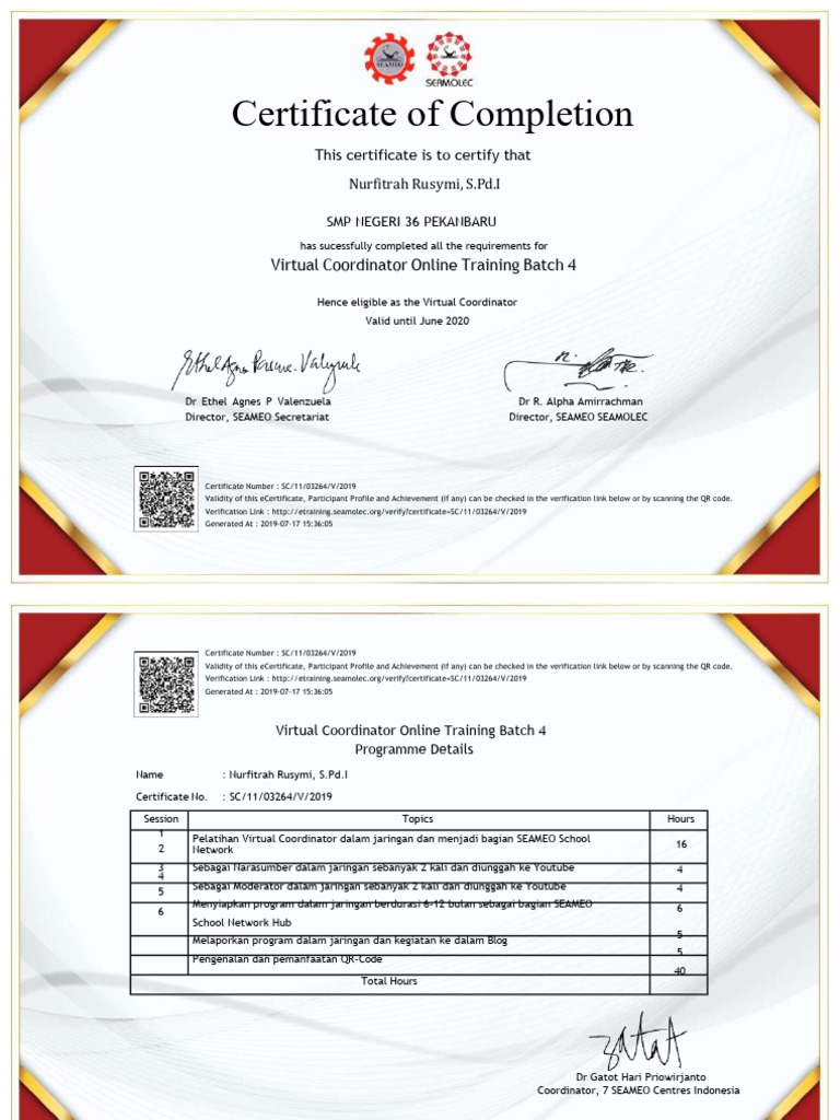 Virtual Coordinator Online Training Batch 4 | PDF | Internet Of Things ...