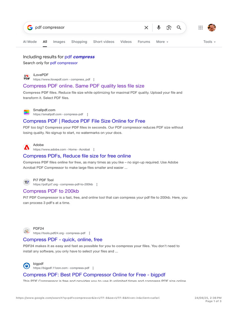 PDF Compressor - Google Search | PDF | Data Compression | Multimedia